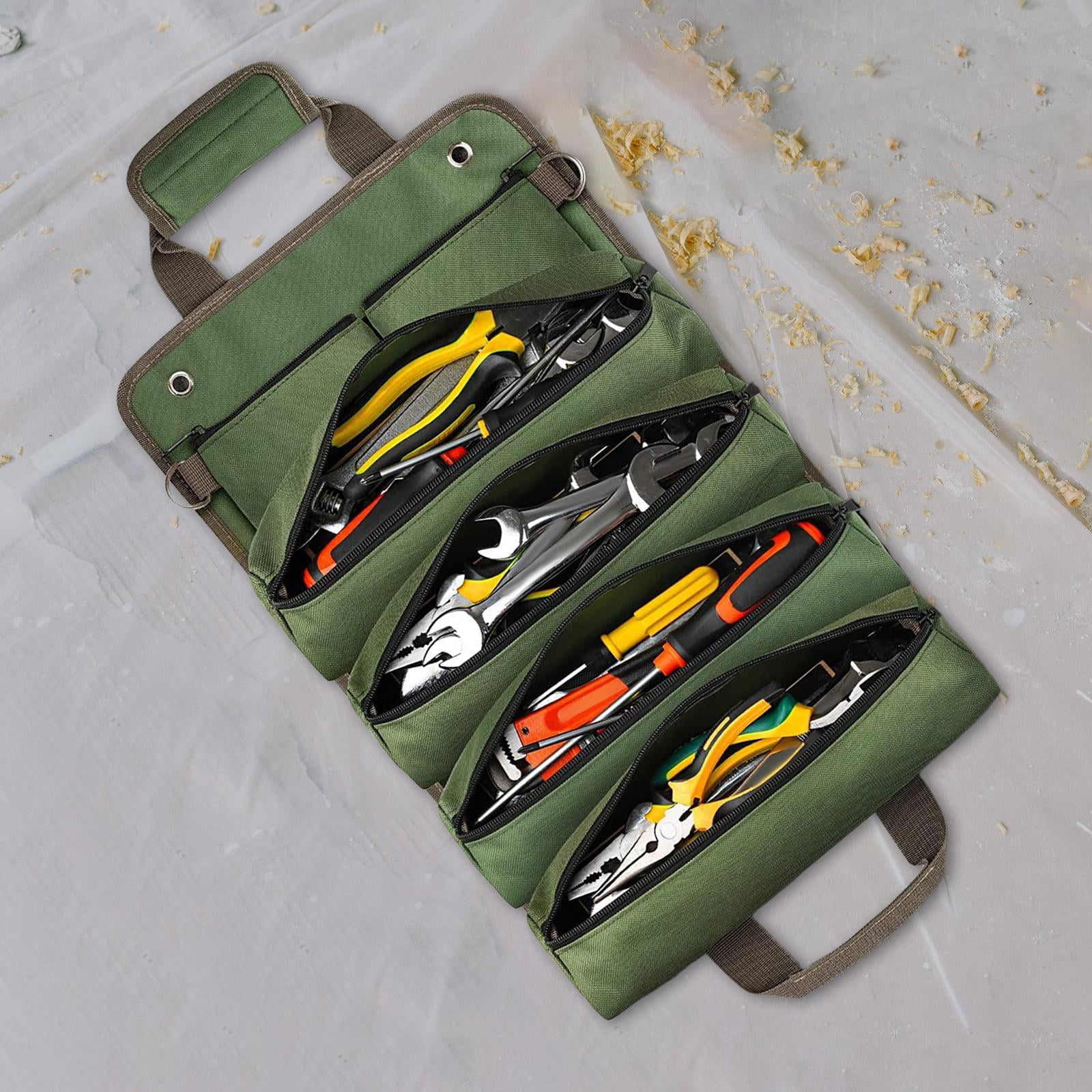 Toll Roll Bag with 4 Detachable Pockets and 4 Zipper Pouches ...