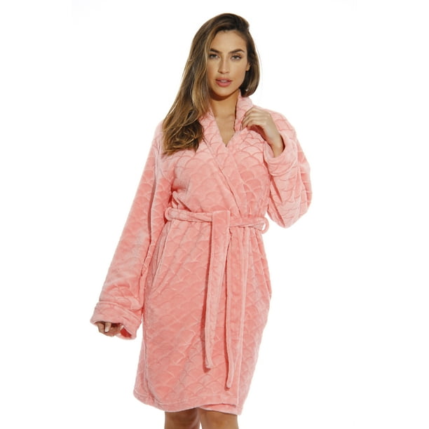 Just Love Solid Kimono Robes For Women Coral Large