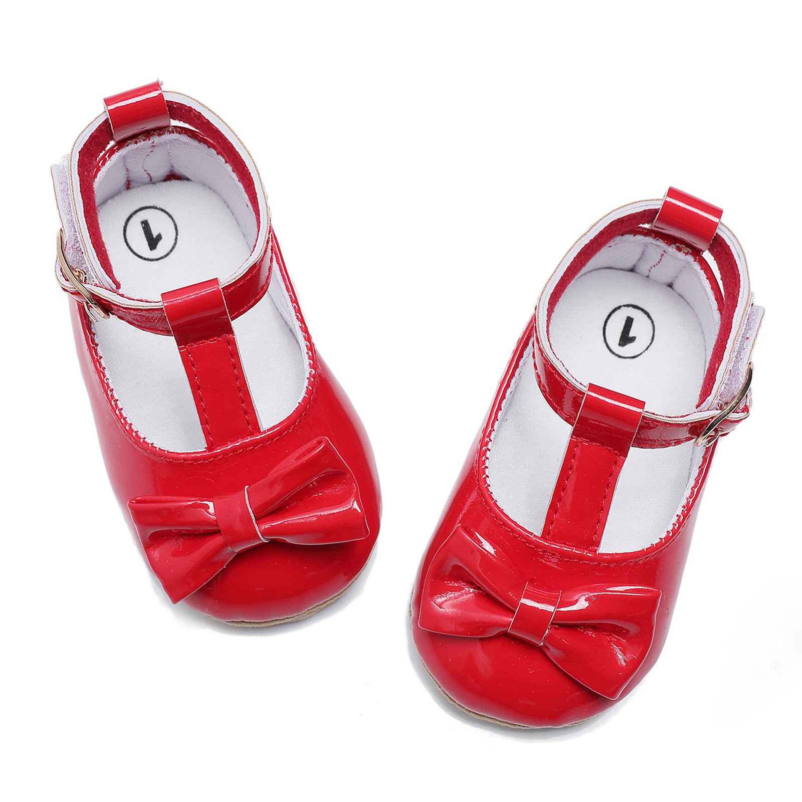 Cathalem Size 4 Baby Girl Shoes Infant Girls Single Shoes Bowknot First cathalem-size-4-baby-girl-shoes-infant-girls-single-shoes-bowknot-first