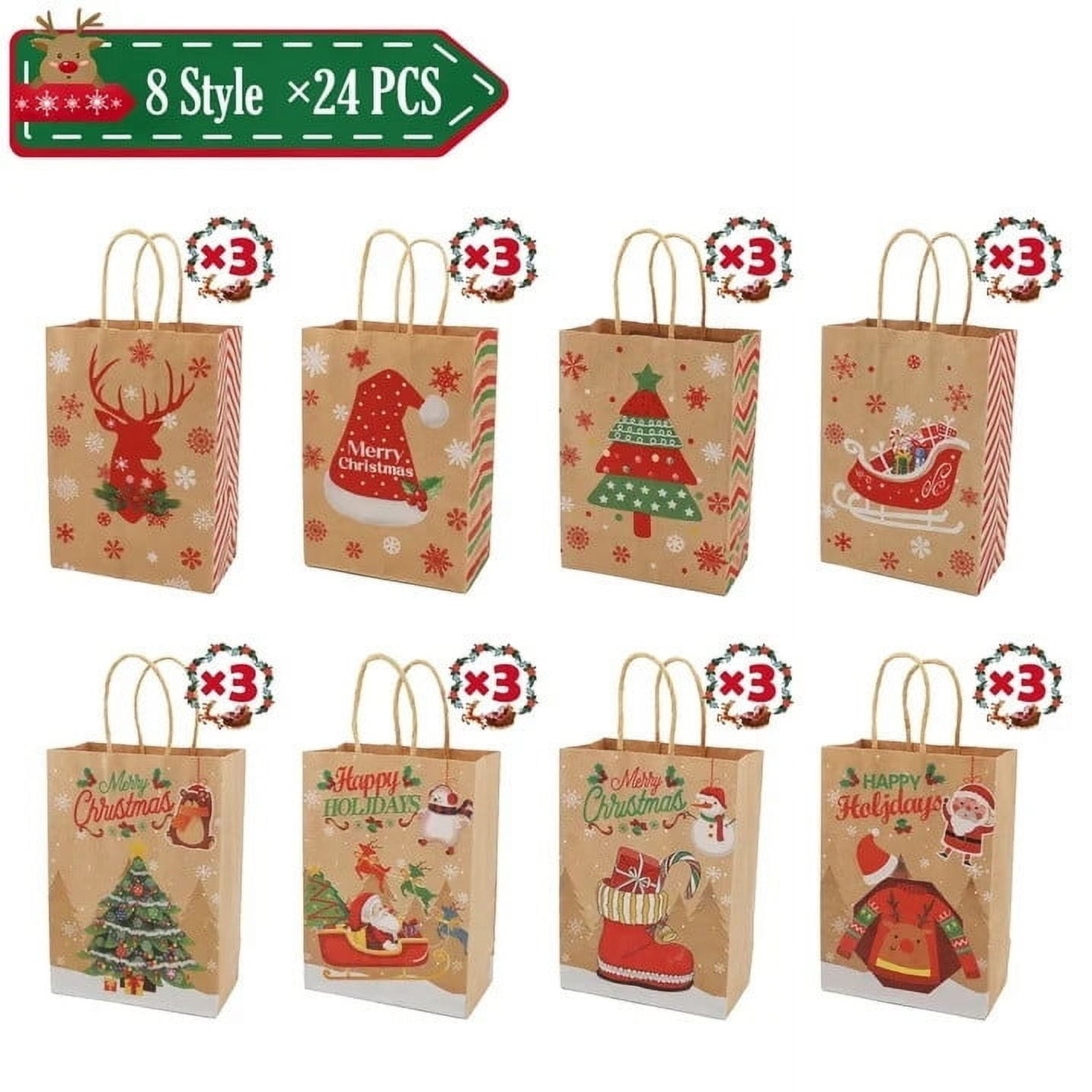 Click here for Unbranded Christmas Gift Bags 24 Packs Christmas G... prices