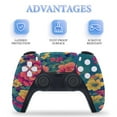 Vintage, Hong Kong Style, Flower PS5/PS5 Slim Digital Disc Skin Sticker ...