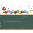 35.43x11.42in Back-to-School Positive Message Bug Wall Decal - Kids ...