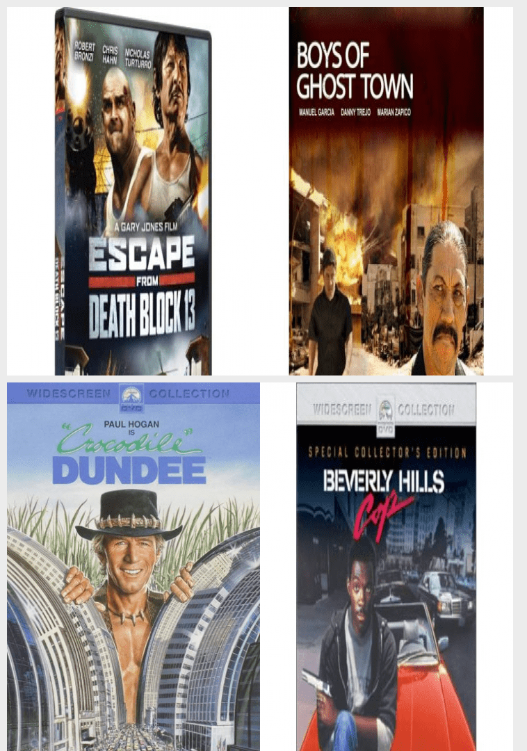 Assorted 4 Pack DVD Bundle: Escape From Death Block 13, The Boys of ...