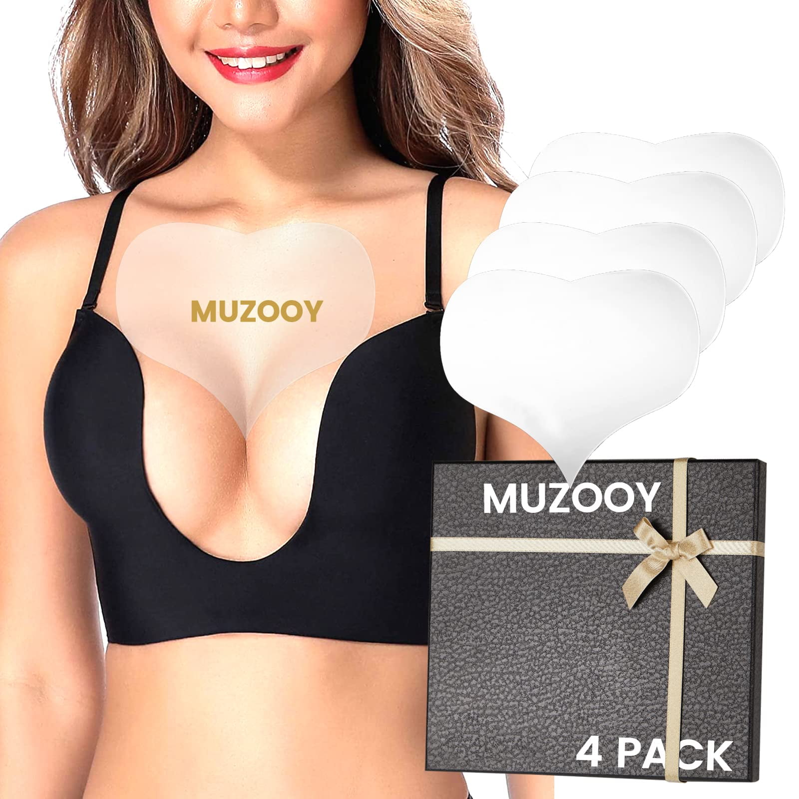 Click here for Muzooy 4 Pack Chest Wrinkle Pads Anti Wrinkle Sili... prices