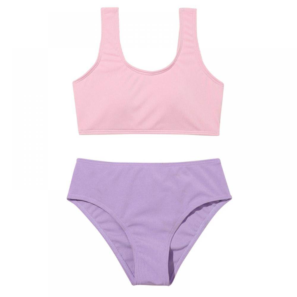 GYRATEDREAM Girl Swimsuit Sport Tankini Bikini Set Swimsuit Bathing ...