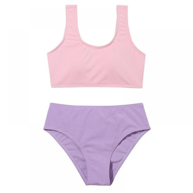 GYRATEDREAM Girl Swimsuit Sport Tankini Bikini Set Swimsuit Bathing ...