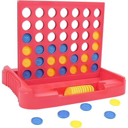 IAMGlobal 4 in a Row, Board Games, Four in a Row Game, Travel Size Line ...