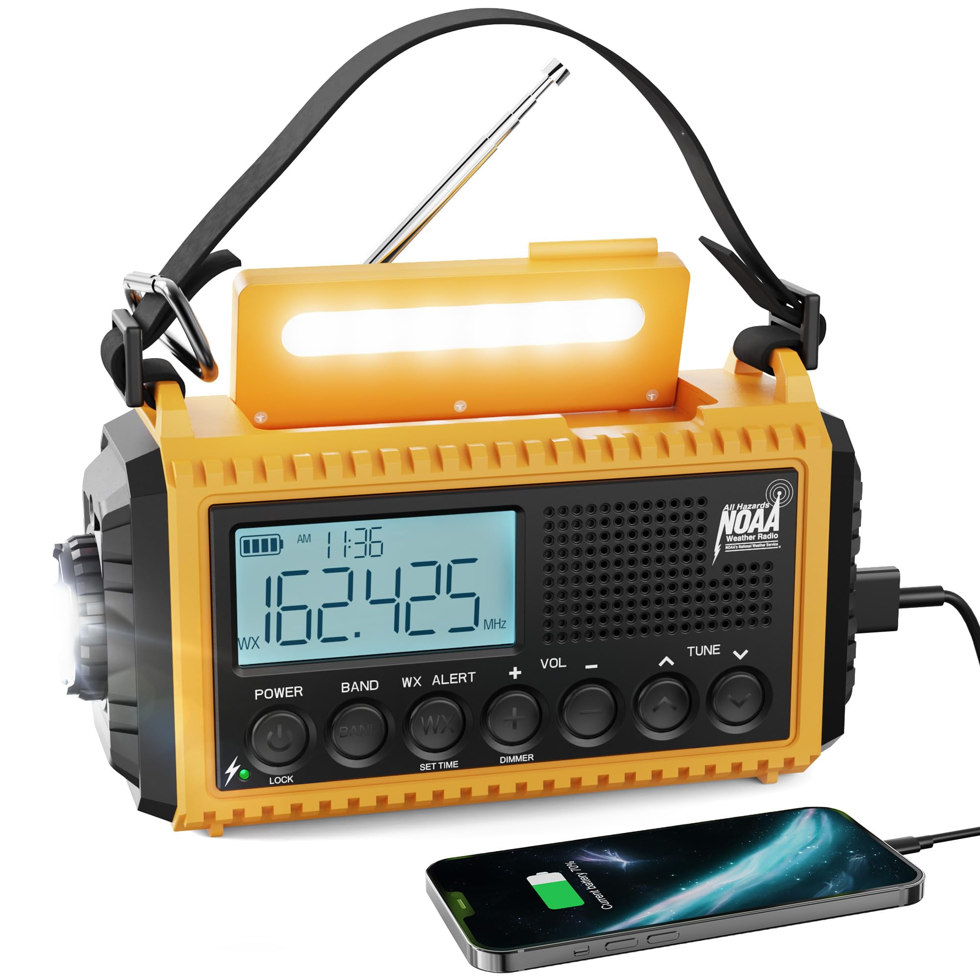 Click here for Raynic Emergency Radio  5000mah/18500mwh Weather R... prices