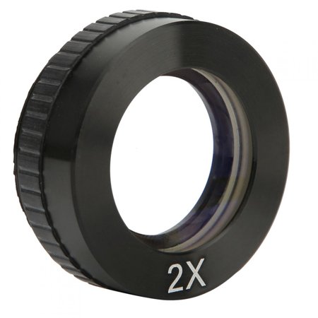 Filfeel 2X Black Microscope Auxiliary Objective Lens For Single Barrel ...