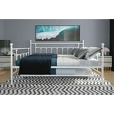 DHP Manila Metal Daybed and Trundle, Full/Twin Size, White - Walmart.com