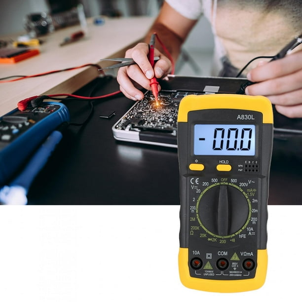 Multimeter, AC & DC Multimeter, Digital Multimeter Plastic Automatic ...