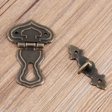 Garosa 10 Packs Retro Style Bronze Tone Jewelry Case Box Lock Latch ...