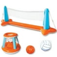 Syncfun Inflatable Pool Game Set: Volleyball & Basketball Hoops ...