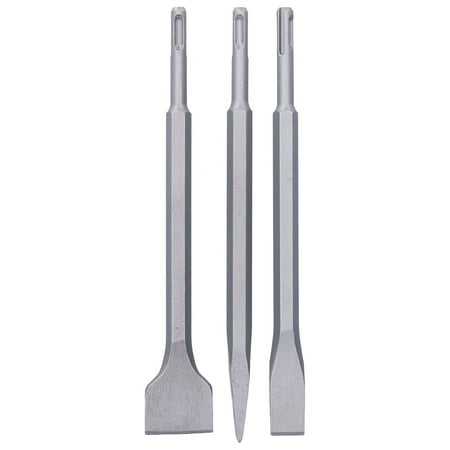 Hammer Drill Chisels Set, Chisel Kit High Hardness Concrete Removal ...