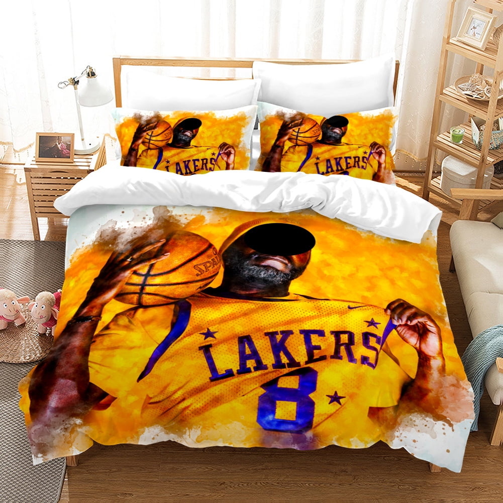 Basketball bedding, sports，Sports 3D design duvet cover famous NBA ...