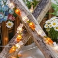 80-Inch 20-Light Easter Bunny And Carrot String Lights, Holiday ...