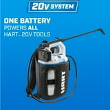 HART 20-Volt 2 Gallon Cordless Backpack Chemical Sprayer Kit, (1) 2.0Ah ...