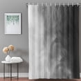 Bathroom Shower Curtain Black White Gradient Waterproof Shower Curtains ...