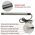 8” Red/Amber LED Motorcycle Turn Signal Brake Tail Light Strip for ...