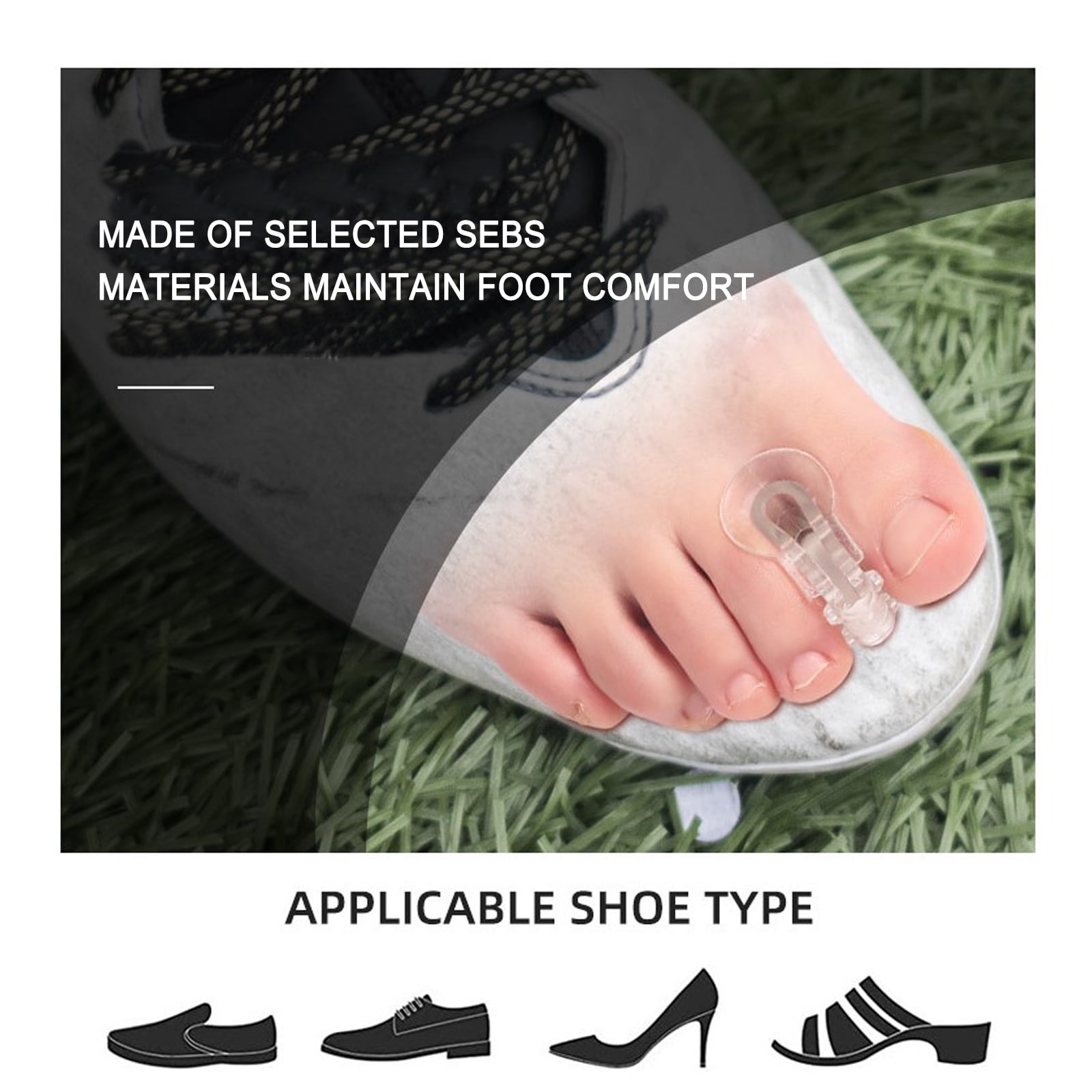 Buy Fridayparts Toe Orthosis,Toe Splitter, Thumb Outer Turntormor Foot ...