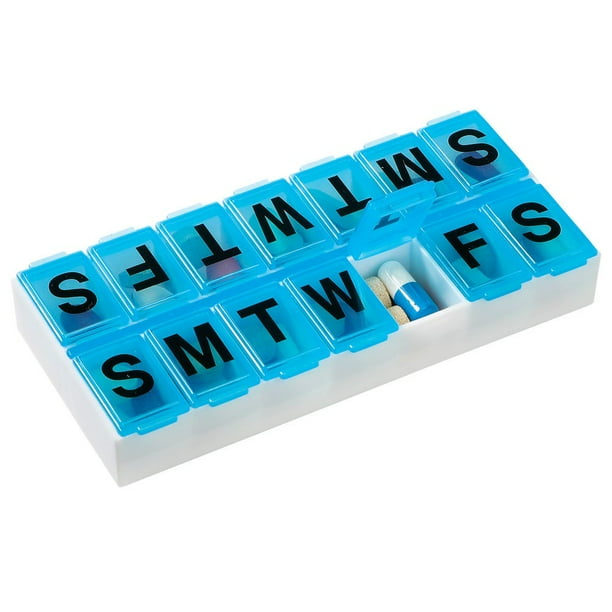 Ezy Dose 14-Day Contour Pill Reminder, Medium - Walmart.com