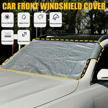 iMounTEK 86"x43" Windshield Cover for Summer, Large Size Windshield ...