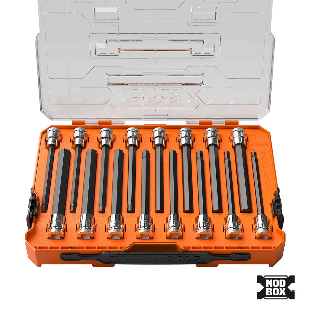 Klein Tools 65239 Flip Impact Socket Set, SAE and Metric, 13 Pc ...