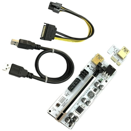 Ver010-X Pci-E Riser Card 1x to 16x Extender for GPU Mining Graphics ...