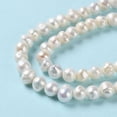 1Strand Natural Cultured Freshwater Pearl Beads Strands Potato Grade A+ ...