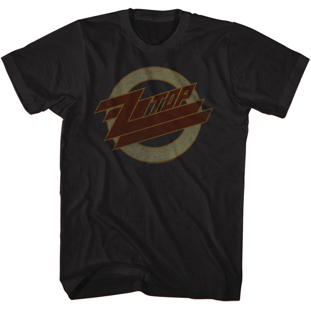 ZZ Top Logo Fade Black Adult T-Shirt - Walmart.com