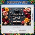 Pink Theme Graduation Banner Graduation Cap Design Grad Party Display ...