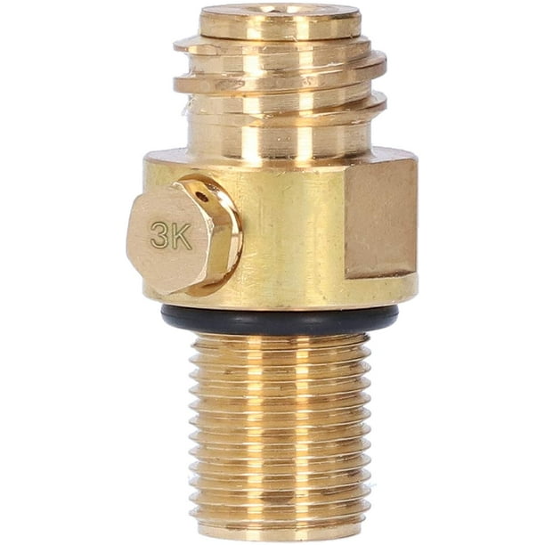 CO2 Pin Valve, CO2 Refill Adapter M18x1.5 Thread CO2 Cylinder Refill ...