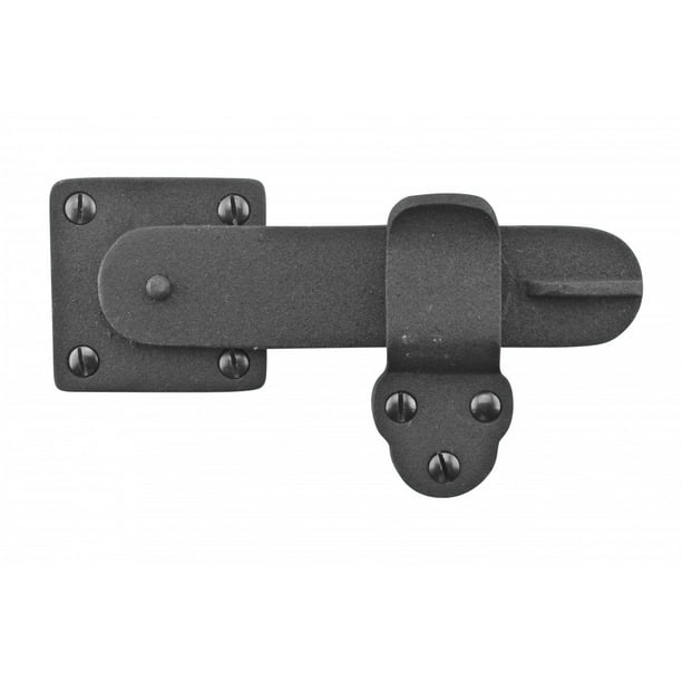 Black Gate Flip Latch Wrought Iron 5.75" L Two-Sided Rust Resistant ...