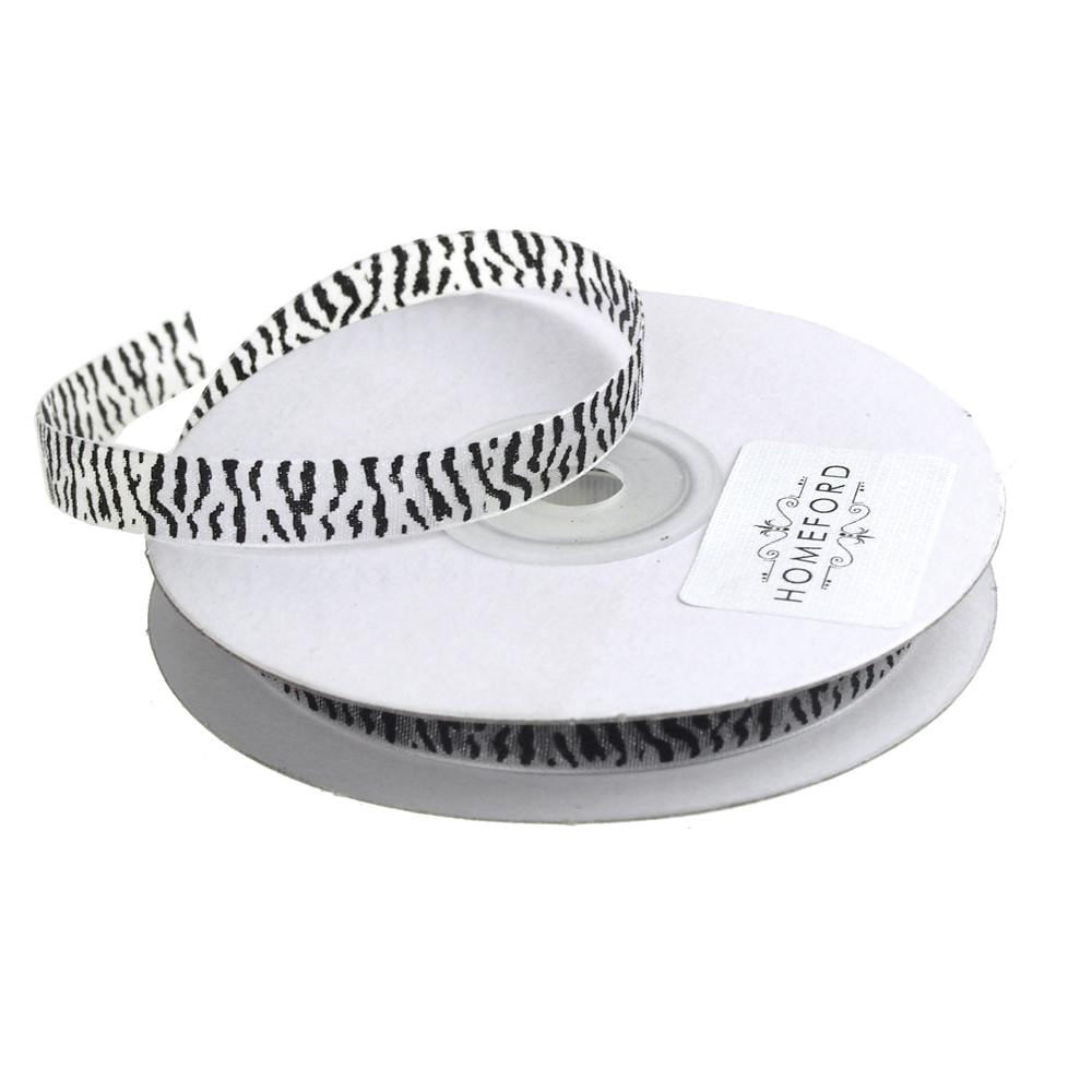Zebra Print Sheer Organza Ribbon, 25 Yards - Walmart.com