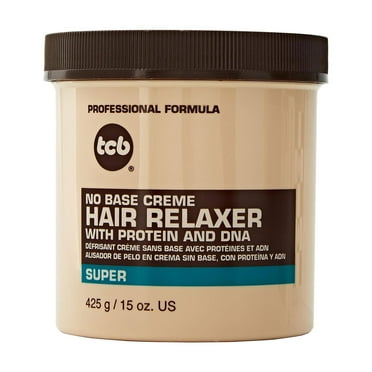 TCB No Base Creme Hair Relaxer, Super 7.5 Oz with Protein - Walmart.com