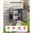 Chateauy 20×16×8 Inch IP65 Ventilated Stainless Steel Outdoor Junction ...
