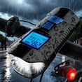 5-in-1 Rechargeable Bike Speedometer & Light Set - Waterproof Bicycle ...
