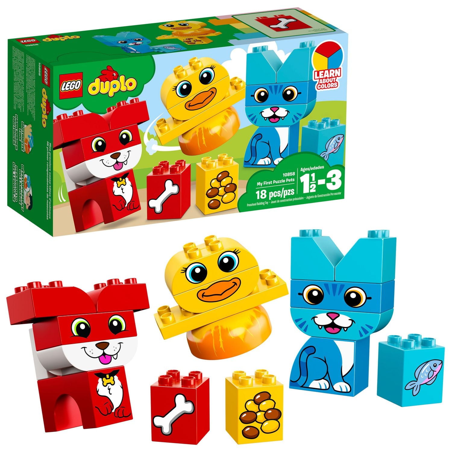 Click here for Lego Duplo My First Puzzle Pets 10858 Building Blo... prices