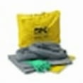 Brady Spill Kit Bag 5 gal Absorbs Oil Chemical Pads Socks Yellow OSHA ...