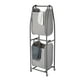 NeatFreak NFC03157 6A6A6A-001 2-Tier Rolling Vertical Laundry Sorter ...