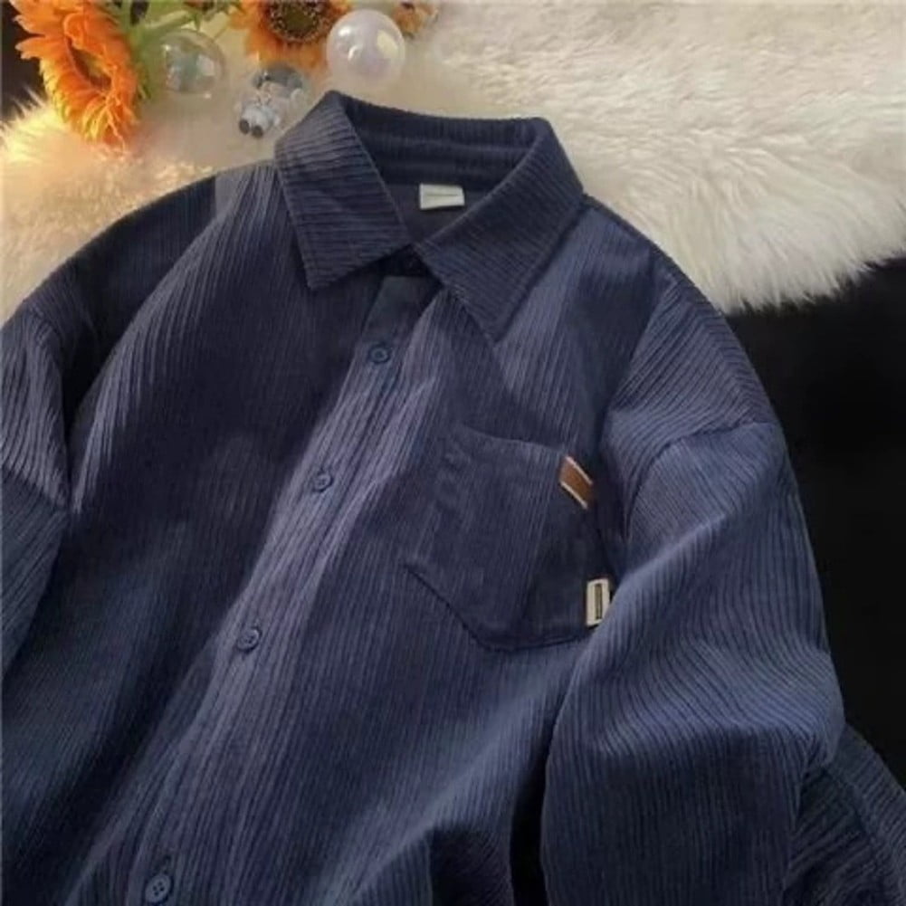 Click here for Luckyn Mens Stylish Corduroy Shirt With Long Sleev... prices