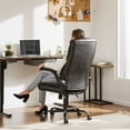 Yoyomax Office Chair, Ergonomic High Back Computer Chair, PU Leather ...
