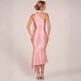 2026 New Fashionable Gentle Atmosphere Pink Halter Neck Ribbon Satin ...