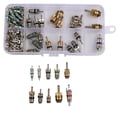 102-Piece A/C Valve Core Repair Kit With Tools, Brass Aluminum R12 ...