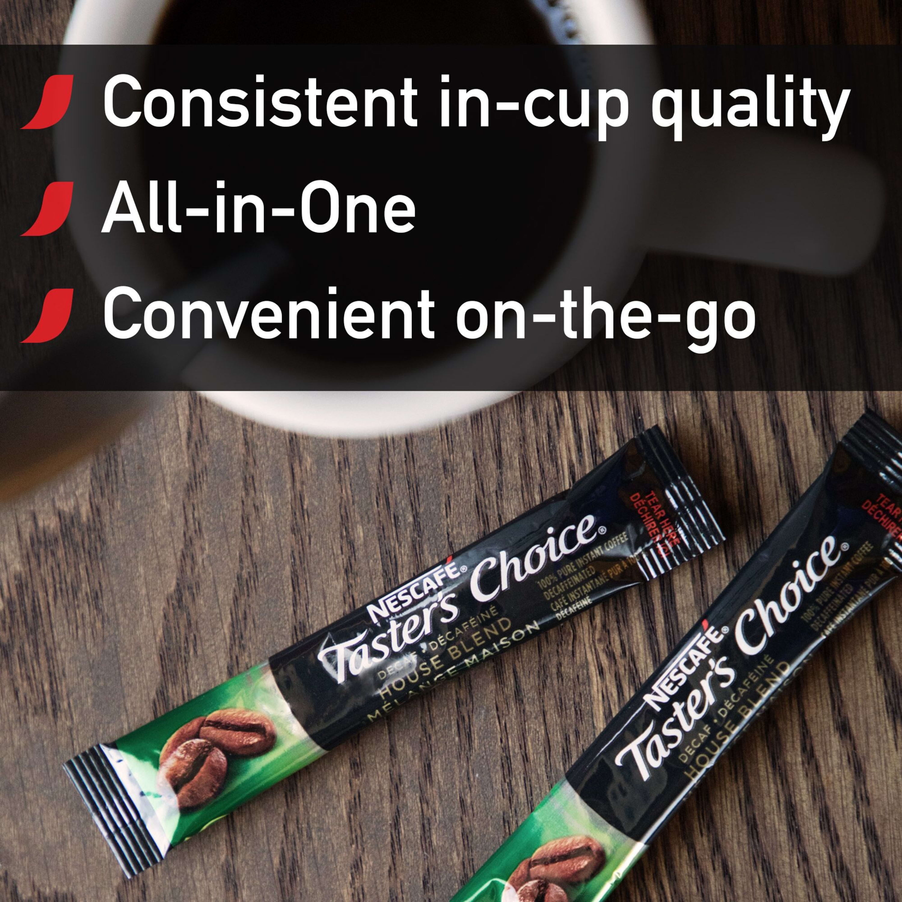 Buy Nescafe Taster's Choice Decaf House Blend Instant Coffee Packets ...