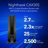 NETGEAR - Nighthawk AX2700 DOCSIS 3.1 Cable Modem + WiFi 6 Router, 2 ...