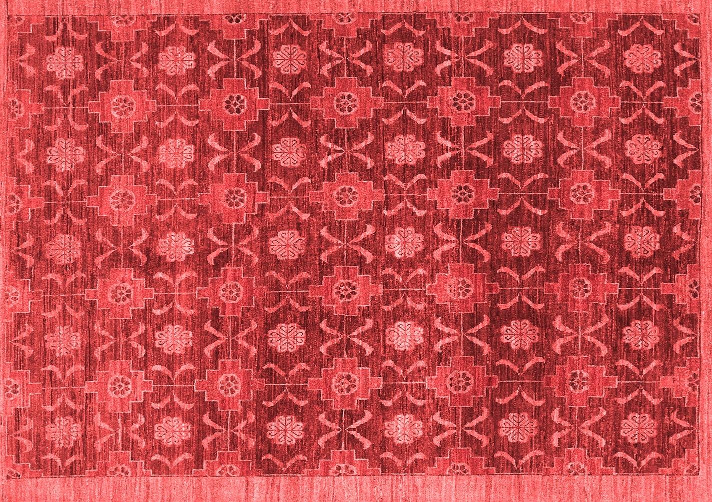 Ahgly Company Indoor Rectangle Abstract Red Contemporary Area Rugs, 8 ...