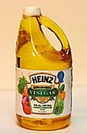 dollhouse miniature heinz apple cider vinegar-gal w/3-scale wallet ...