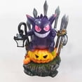 9.45 in. Halloween Scary Resin Ornaments — Purple Glow with Eerie ...
