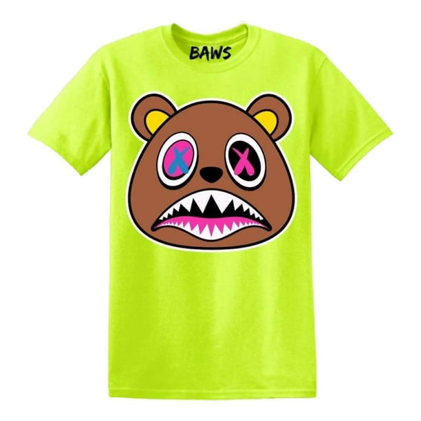 Baws Crazy Baws T-Shirt Safety Yellow - Walmart.com